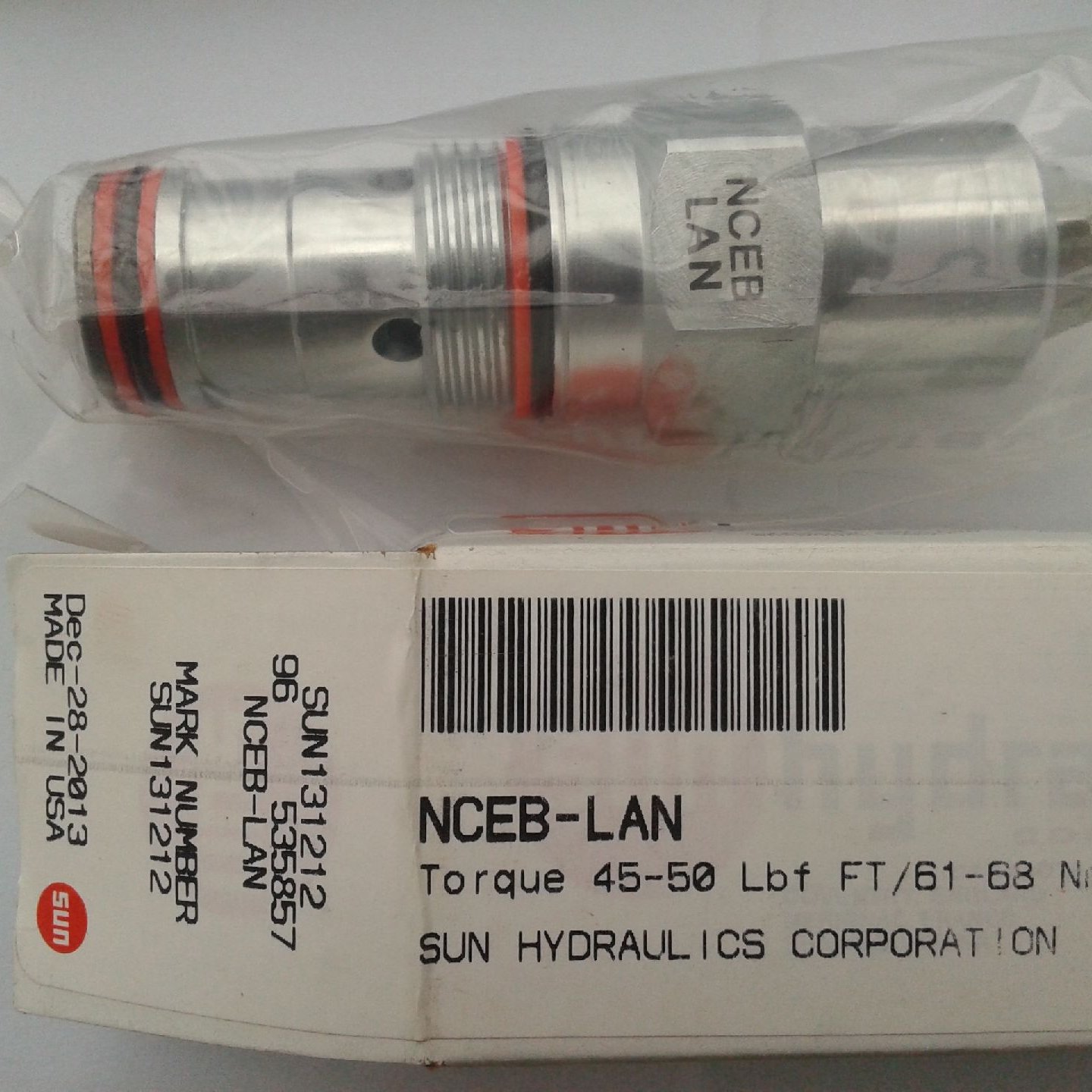 Sun Hydraulics全程可调 针阀 带逆流单向阀NCEB-LCN - 谷瀑(GOEPE.COM)